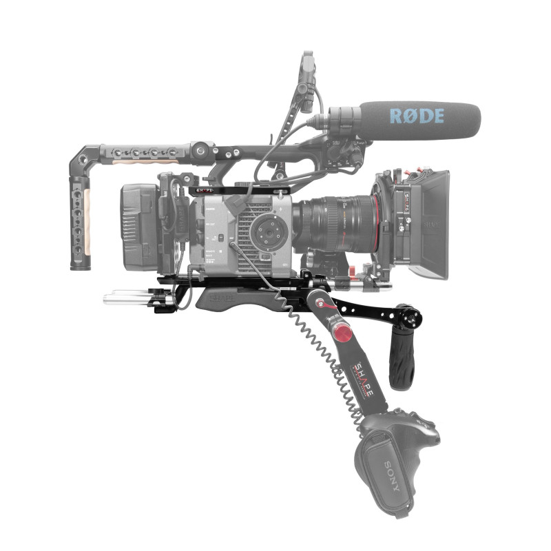FX6BT - Sony FX6 baseplate and top plate with handle