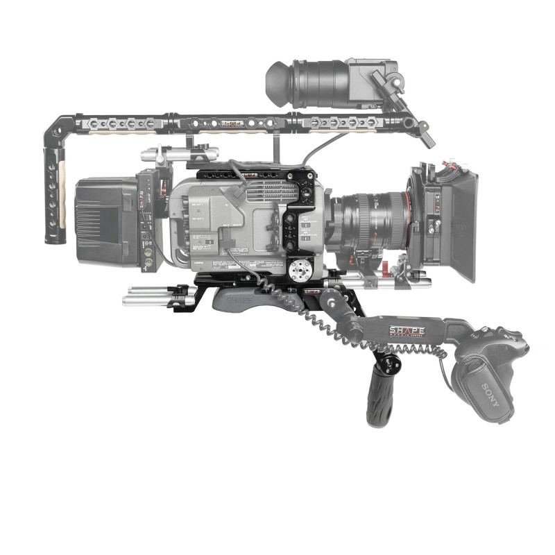 FX9BR - Sony FX9 camera cage baseplate with handle