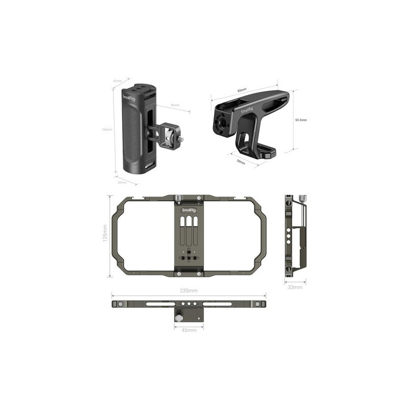 3155B - Universal Mobile Phone Handheld Video Rig Kit