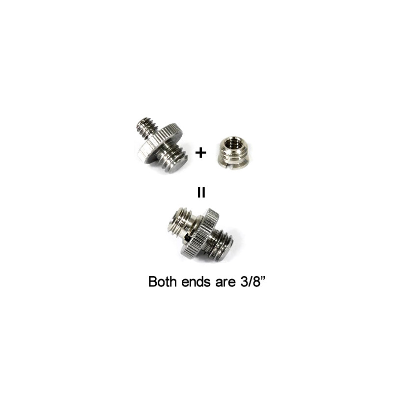 1610 - Thread adapter w/ 1/4" to 3/8" thread